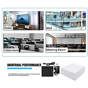 WEIDIAN i7 Mini PC 10th Gen Intel Core i7-10510U, 16GB RAM, 512GB SSD, Windows 11, Dual Display Type-C, Gigabit Ethernet, M.2 SSD, 4K HDMI Output