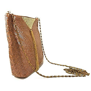 Frewahmesh Women's metal mesh evening purse for Cocktail Party Prom Wedding Banquet