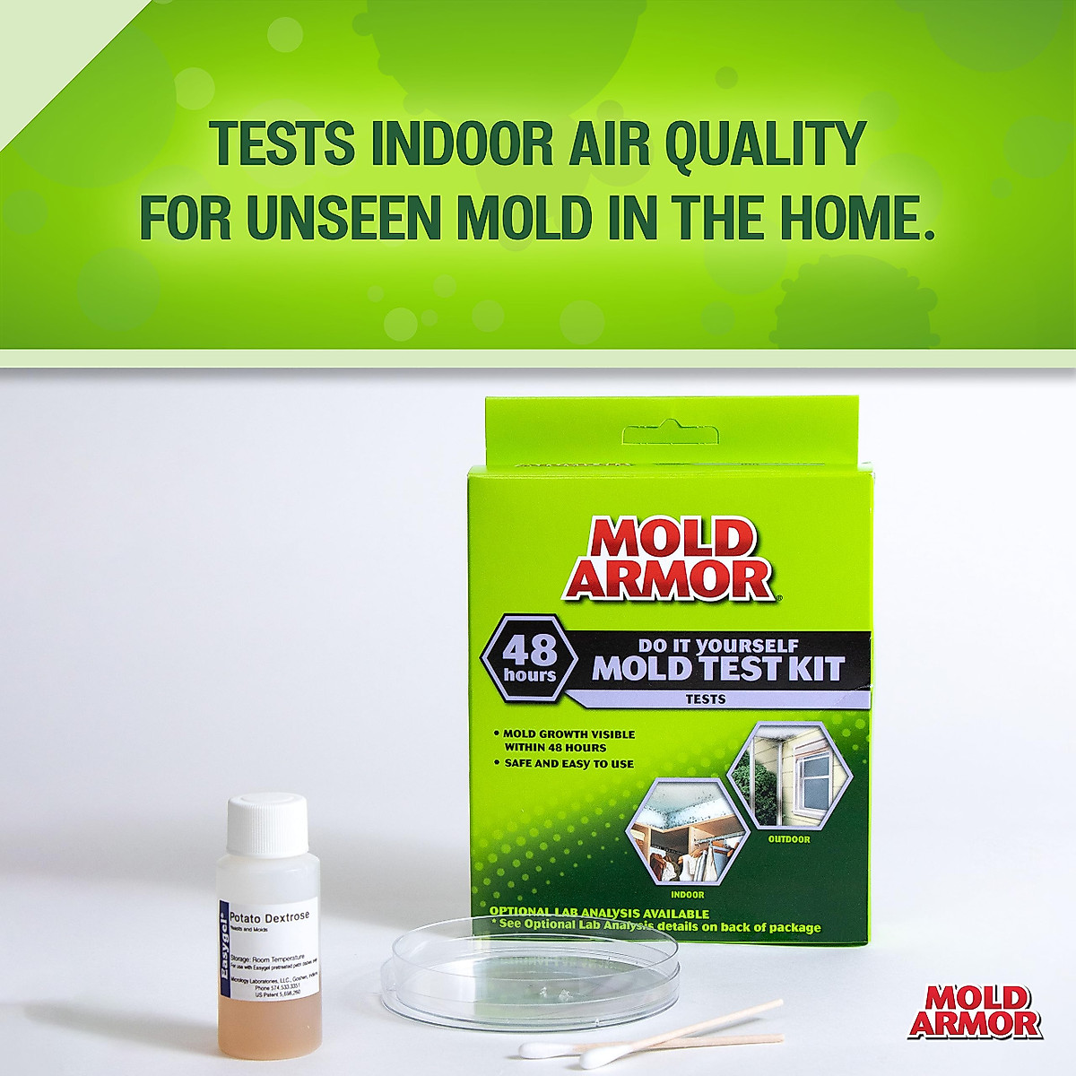 Mold Armor FG500 Do It Yourself Mold Test Kit , Gray