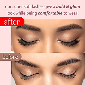 Lash Clusters At-Home Lash Extensions / 10-16mm C-Curl Natural Glam / 60 Clusters/Ultra Thin Band/milk peach™ / Segment Individual Cluster Lashes Soft Fluffy/DIY Salon-Quality Natural Glam Volume