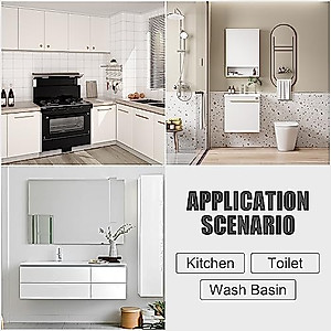 Honmein Towel Bar - Adjustable 304 Stainless Steel Towel Holder for Bathroom (11.8inch-22.6inch) Sturdy and Rustproof Wall Mounted Towel Rack for Bathroom Accessories, Black…