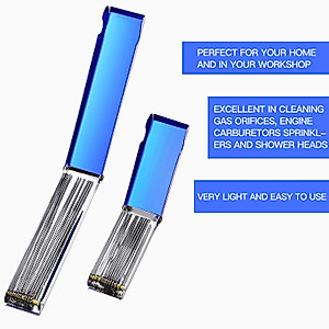 P1TOOLS 2 Torch Tip Cleaner Set Tools for Cleaning Welding Gadgets Cutting Nozzles/Tips, Gas Orifices, Engine Carburetors, Sprinklers, Guitar Nut Needle Files and Shower Heads