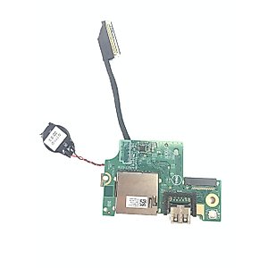 EbidDealz Replacement for Laptop Power Button USB SD Card Reader Board with Cable Dell Inspiron 13 7370 08YD0 008YD0 CN-008YD0 F12HC 0F12HC CN-0F12HC