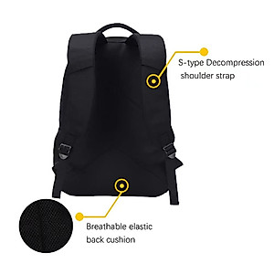 AIBYGHCEL Backpack Bookbag,for Boys Girls Blue Cosplay Cartoon Laptop Bag for Children Senior Youth (Style A)