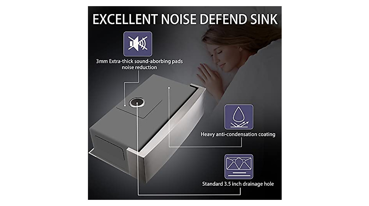 33-Inch Loftus Farmhouse Sink - Durable & Versatile