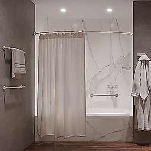 Gatco 1284 Modern Glam Double Hook, Chrome/Wall Mounted Two Hooks with 6.50" Mounting Base