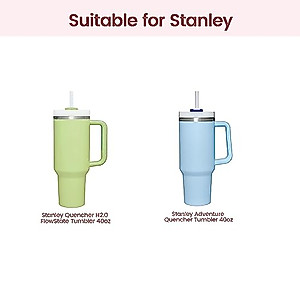 Thxbag Silicone Boot for Stanley Cup 40 oz Quencher, Beige Boot Sleeve Cover Fit with Stanley H2.0 and Quencher Adventure Tumbler Accessories (40 oz, Cream)