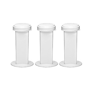 QWORK Stain Multiple Slides at Once with Polypropylene Coplin Jars, 5-10 Slides Capacity Each, 3 Pack