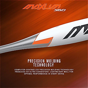 Easton Maxum 360 USSA 2 5/8 in. Barrel Youth Baseball Bat, Drop -5, 31/26 Black/Orange