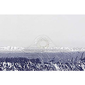 5-Pack Clear Vinyl Zippered Storage Bags 12 x 16 x 3 Inch with Hanger