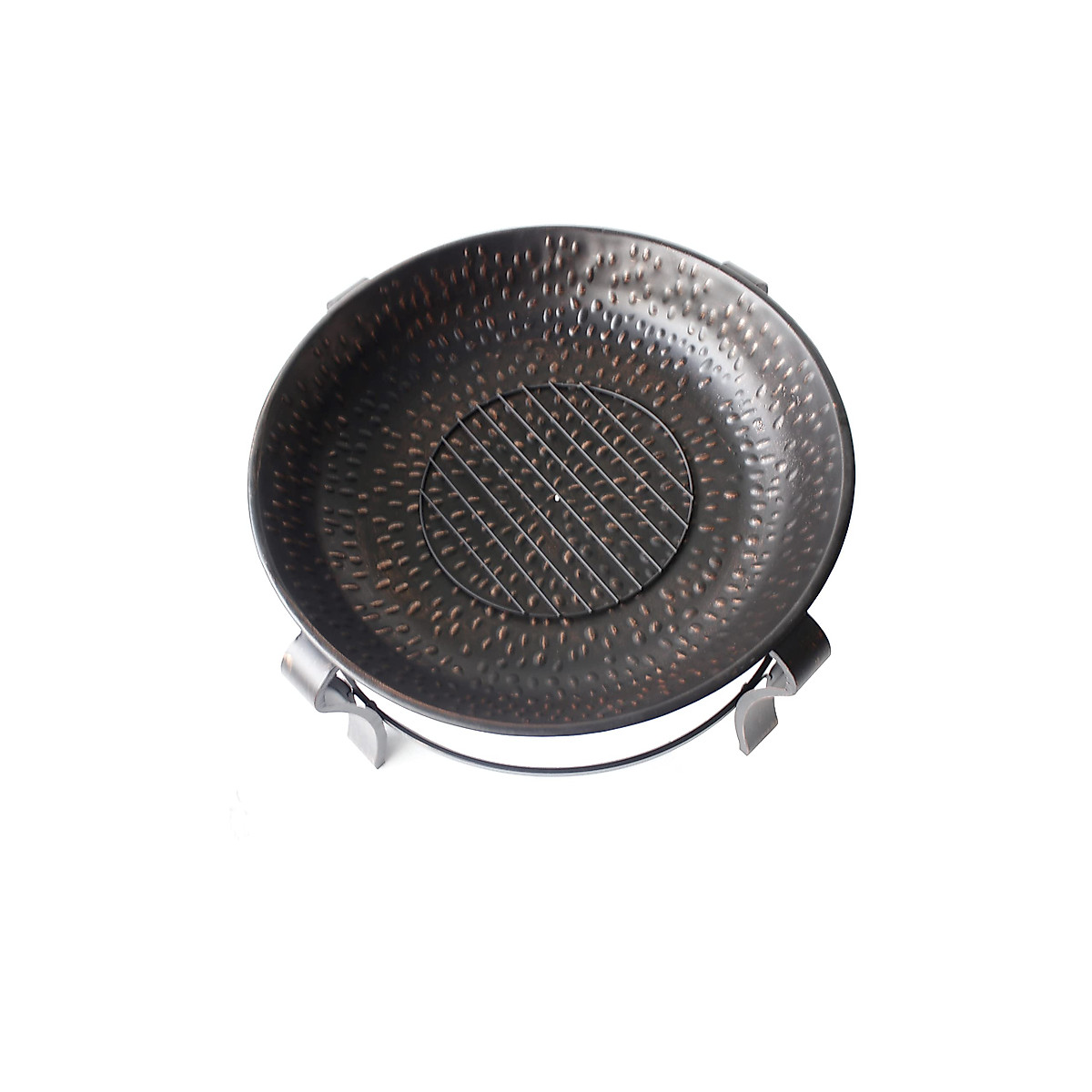 LEEKOUS Owen Park Round Wood Burning Fire Pit，Outdoor fire, 28'' L x 28'' W x 19.68'' H