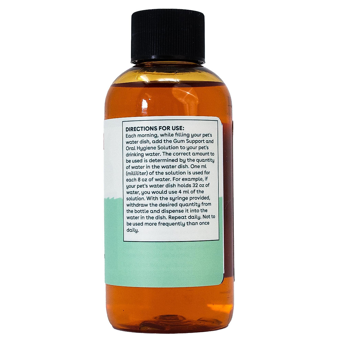 Pupford Gum and Oral Hygiene Solution, Reduces Plaque & Tartar, Supports Clean Teeth & Gum Health, Freshens Breath, Water Additive, 4-oz Bottle