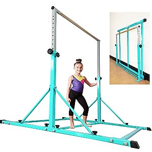 MARFULA Gymnastic Bar for Kids and Teenage Ages 3-20, 350 lbs Weight Capacity, Gymnastic Kip Bar Horizontal Bar for Gymnast, Gymnastic Training Equipment for Home and Gymnastic Center Use