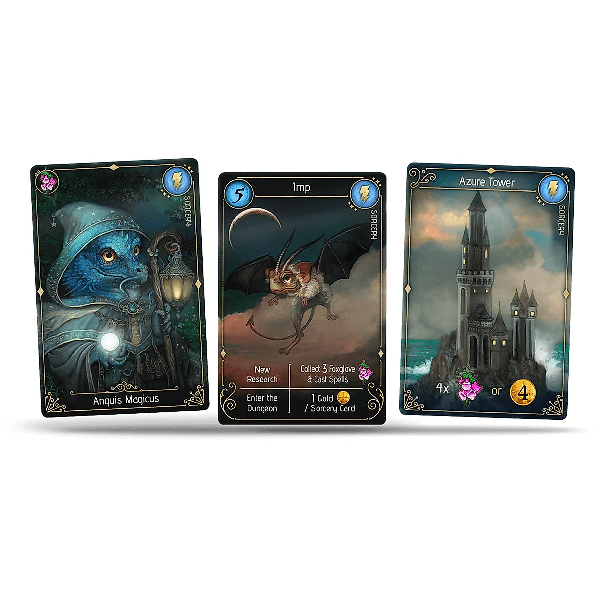 Forbidden Games | Lizard Wizard – Fantasy Strategy Game of Spellcasting, Potions, and Mystical Creatures, Ages 10+, 2-6 Players, Family Game Night Essential