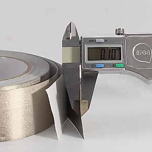 MWRF Source Conductive Cloth Fabric Adhesive Faraday Tape (2.0-inch x 65ft); EMI Grounding; RFID Signal Attenuation; Radio Frequency Signal Attenuation; Guitar Interference Shielding