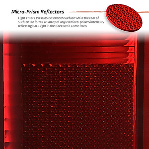 AKKON - For 87-97 Ford Bronco F150 F250 F350 Pickup Truck Dark Red Tail Lights Brake Lamps Replacement Pair Assembly