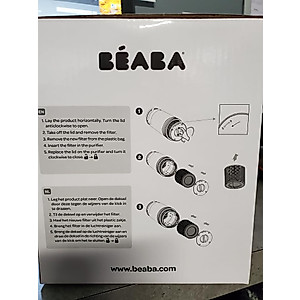 BEABA Air Purifier Filter Replacement, 4 Step Filtration System Pre-Filter, TRUE HEPA Filter, Carbon Filter, Removes VOCs, Odor, Dust, Mold and Dander