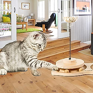 Kelutd Cat Toys, Interactive Cat Feeder Toy, Pet Exercise Toys, Cat Toys for Indoor Cats/Kitten as Cat Gifts, Patented Product