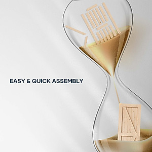 EaseLife 32in x 84in Sliding Barn Door with 5.5FT Barn Door Hardware Kit & Handle Included,DIY Assemblely,Easy Install,Interior Rooms & Storage Closet,K-Frame