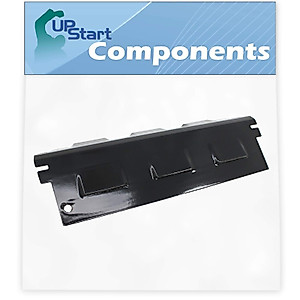 BBQ Grill Heat Shield Plate Tent Replacement Parts for Kenmore 463353505 - Compatible Barbeque Porcelain Steel Flame Tamer, Guard, Deflector, Flavorizer Bar, Vaporizer Bar, Burner Cover 11 3/4""