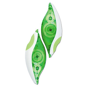 Paper Mate Liquid Paper DryLine Grip Correction Tape, Green, 2 Count