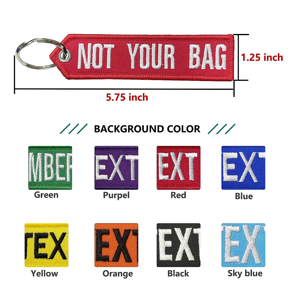 QJS PATCH Customzied Keychain,Personalized Key chain,Key Ring Accessories for Motorcycles, Scooters, Cars and Gifts