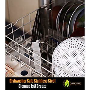 Cave Tools Jalapeno Corer Tool Grill Topper for Cooking Peppers, Chicken Legs & Wings or Chili - 24 Capacity Racks- BBQ Grill and Smoker Accessories, Dishwasher Safe