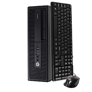 HP Desktop 600 G2 Computer Intel Quad Core i5-6500 3.2-GHz, 16GB Ram, 1 TB, with 19in LCD Monitors, DVD, WiFi, Windows 10 (Renewed) ¦