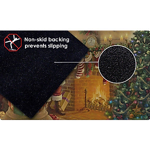 Toland Home Garden 800103 Stocking Stuffer Christmas Door Mat 18x30 Inch Winter Outdoor Doormat for Entryway Indoor Entrance