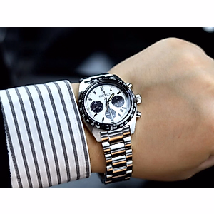 SEIKO Prospex Speedtimer Solar Chronograph Sports White Dial Watch SSC813P1