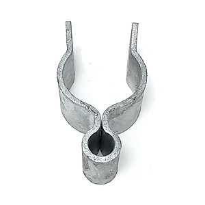 Chain Link Fence Gate Hinges (Pressed Steel) Heavy Duty 1-1/4" Width, 3/16" Gauge for O.D. 1-5/8" inch Post and 1/2" Pin