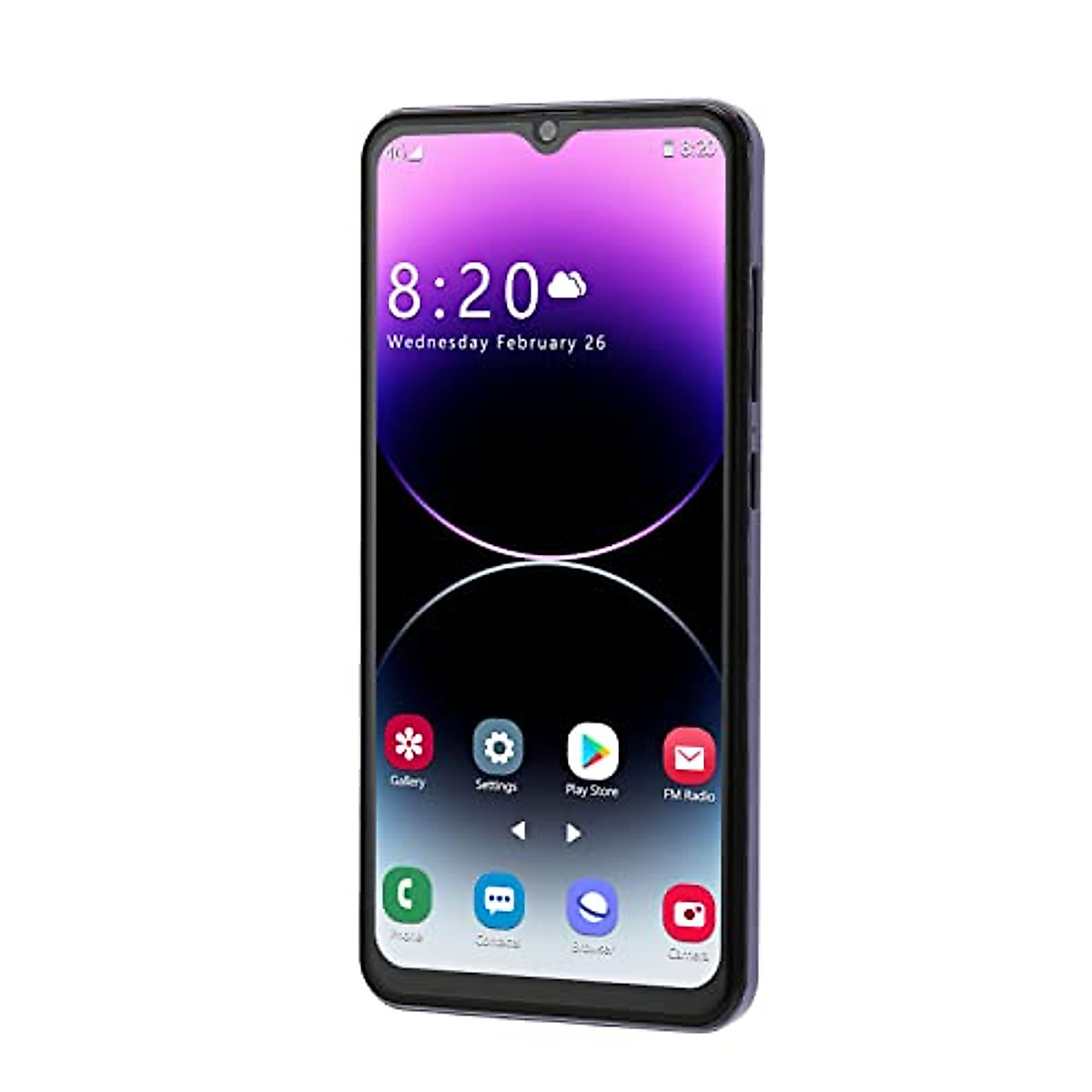 Face Detection Cellphone, 100-240V 4G Smartphone Dual SIM 6.52in for Entertainment (#5)