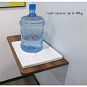 MTYLX Table,Desk,Multi-Function Wall-Mounted Computer Desk Folding Writing Desk with Large Lockers, Small Apartment Bedroom Wall-Mounted Table,Walnut,100398270Mm