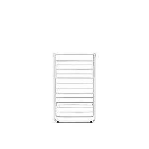 Brabantia HangOn Laundry Drying Rack (82ft / Fresh White) Compact, Foldaway, Adjustable Indoor Stainless Steel Clothes Horse
