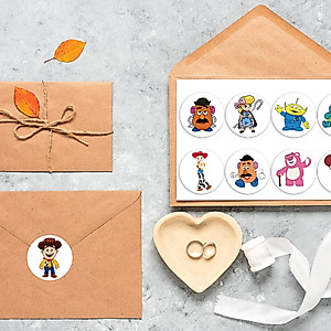 Stickers for Kids 500pcs Race Birthday Party Supplies Decorations Party Favor Supply Roll Sticker Reward Gifts Goody Bag Decoration Water Bottle Skateboard