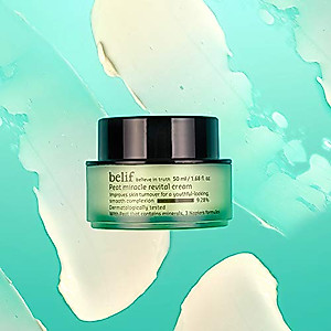 Belif Peat Miracle Revital Cream - Rich & Velvety Anti-Aging Face Moisturizer for Elasticity & Repair - 1.68 Fl Oz