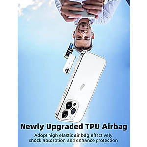 warmartter Designed for iPhone 14 Pro Max Case Clear, 6.7 Inch Case TPU Ultra Slim Shockproof Protective Phone Case with Anti-Scratch