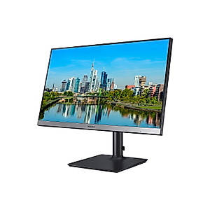 SAMSUNG FT650 Series 24-Inch FHD 1080p Computer Monitor, 75Hz, IPS Panel, HDMI, USB Hub, Height Adjustable Stand, 3 Yr WRNTY (LF24T650FYNXGO)