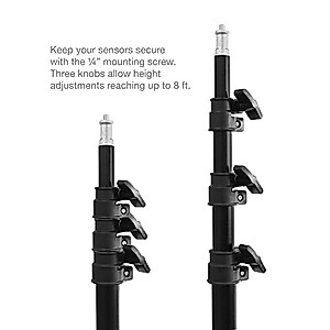 Hyperkin VR Tripod Stand for HTC Vive Base Stations 1.0 and 2.0/ Oculus Rift Constellation (2-Pack)