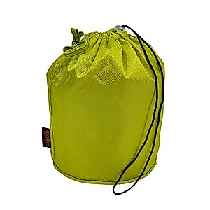 KnowKnits Green Apple Jewel Color GoKnit Pouch Knitting Project Bag with Loop & Drawstring (Small)