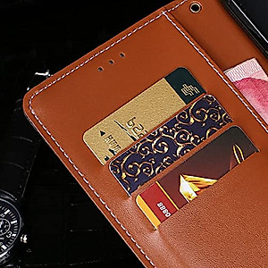 Case Compatible with Oppo Reno 6 Lite,Leather Flip Case with Card Slot,Stand Holder and Magnetic Closure,Retro Case for Oppo Reno 6 Lite
