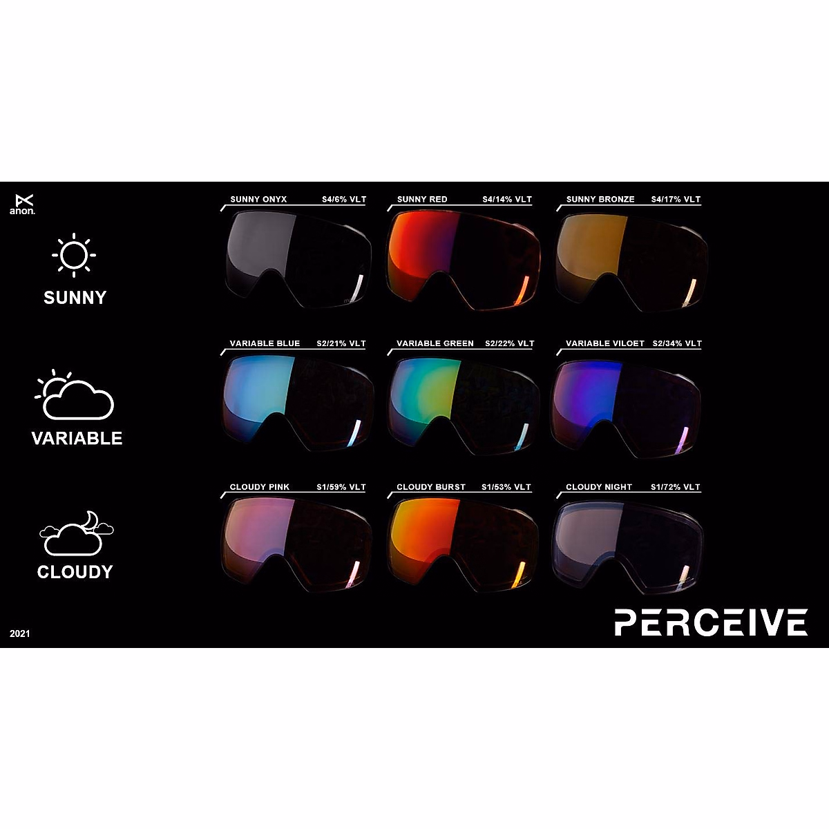 Anon Women's WM1 PERCEIVE Lens, Perceive Sun Bronze