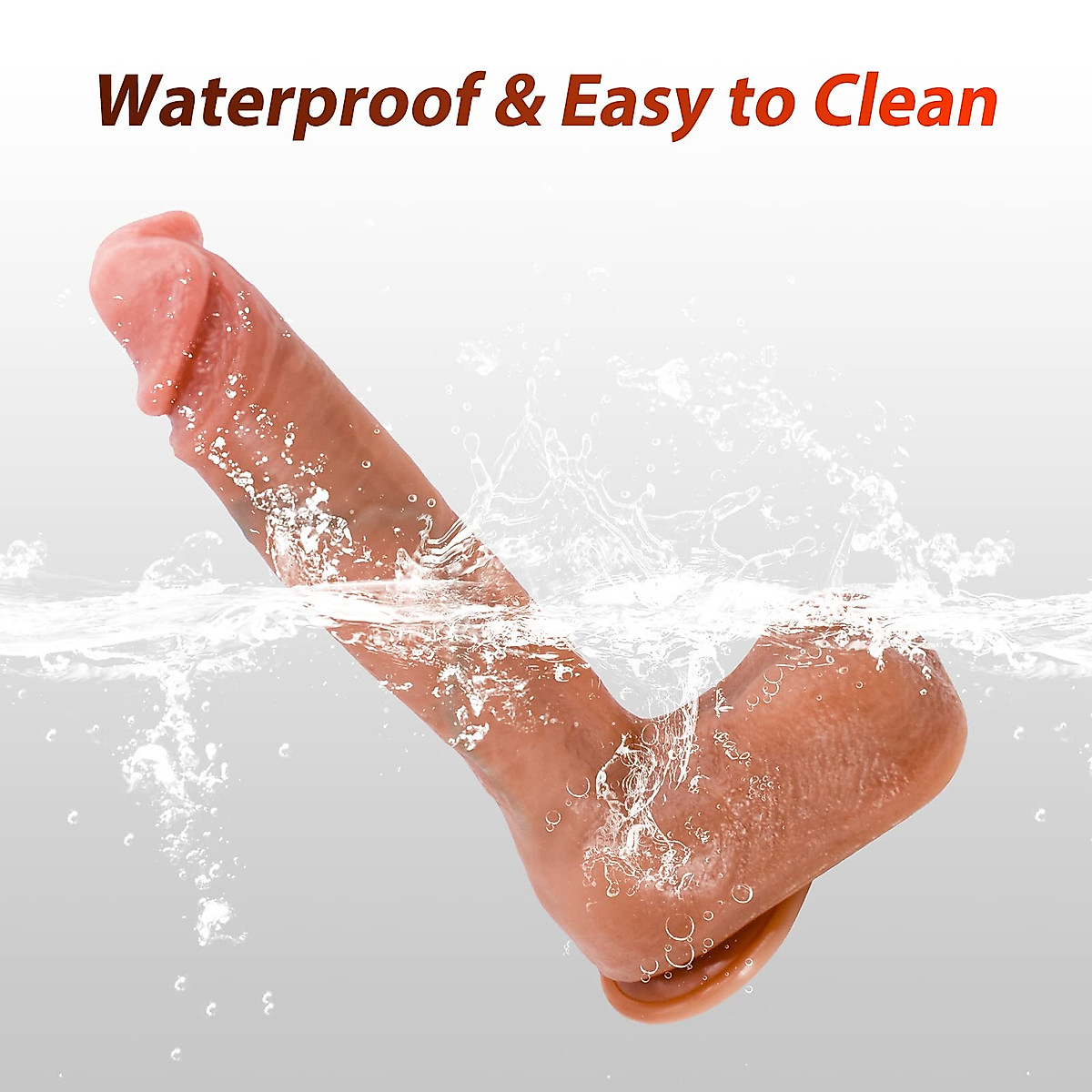 Realistic 10 Inch Dildo Huge Dildo Big Anal Dildo Adult Sex Toys for Women and Men, Strong Suction Cup Soft Silicone Penis Lifelike G Spot Dildo Hands-Free Play