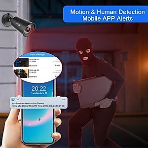 Hiseeu 16 Channel DVR, 5MP/1080P Digital Video Recorder, DVR for Security Camera, AHD/TVI/CVI/Analog/IPC 5 in 1 Hybrid Security DVR, Free Remote Access APP, Motion Alert (No Hard Drive)