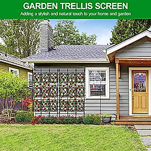 MYard 2023 Newest Garden Trellis for Climbing Plants Outdoor, 6.5FT Tall Plant Trellis Frame for Potted Plants, Rustproof Plant Support Climbing Trellis for Flowers Vine Vegetable Indoor Outdoor