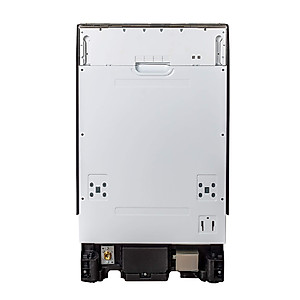 ZLINE 18 in. Top Control Dishwasher in Stainless Steel with Stainless Steel Tub and Traditional Style Handle