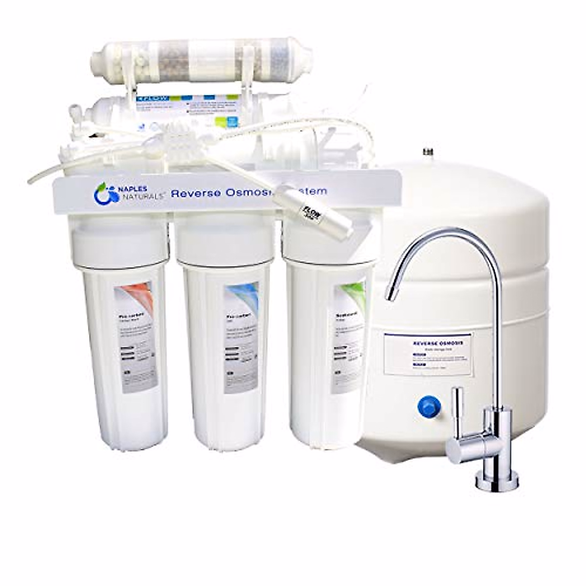Naples Naturals RO66 Reverse Osmosis Water System (Alkaline 6-Stage)