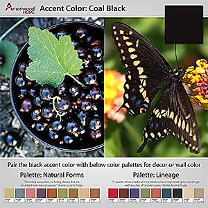 Ameriwood Home Parsons Desk with Drawer, Black , 19.7D x 39W x 30H in