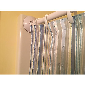 Safety Innovations Stay-Put Shower Curtain Rod Mount, 2 Pack