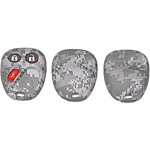 Dorman 13618GYC Keyless Entry Transmitter Cover Compatible with Select Models, Gray Digital Camouflage
